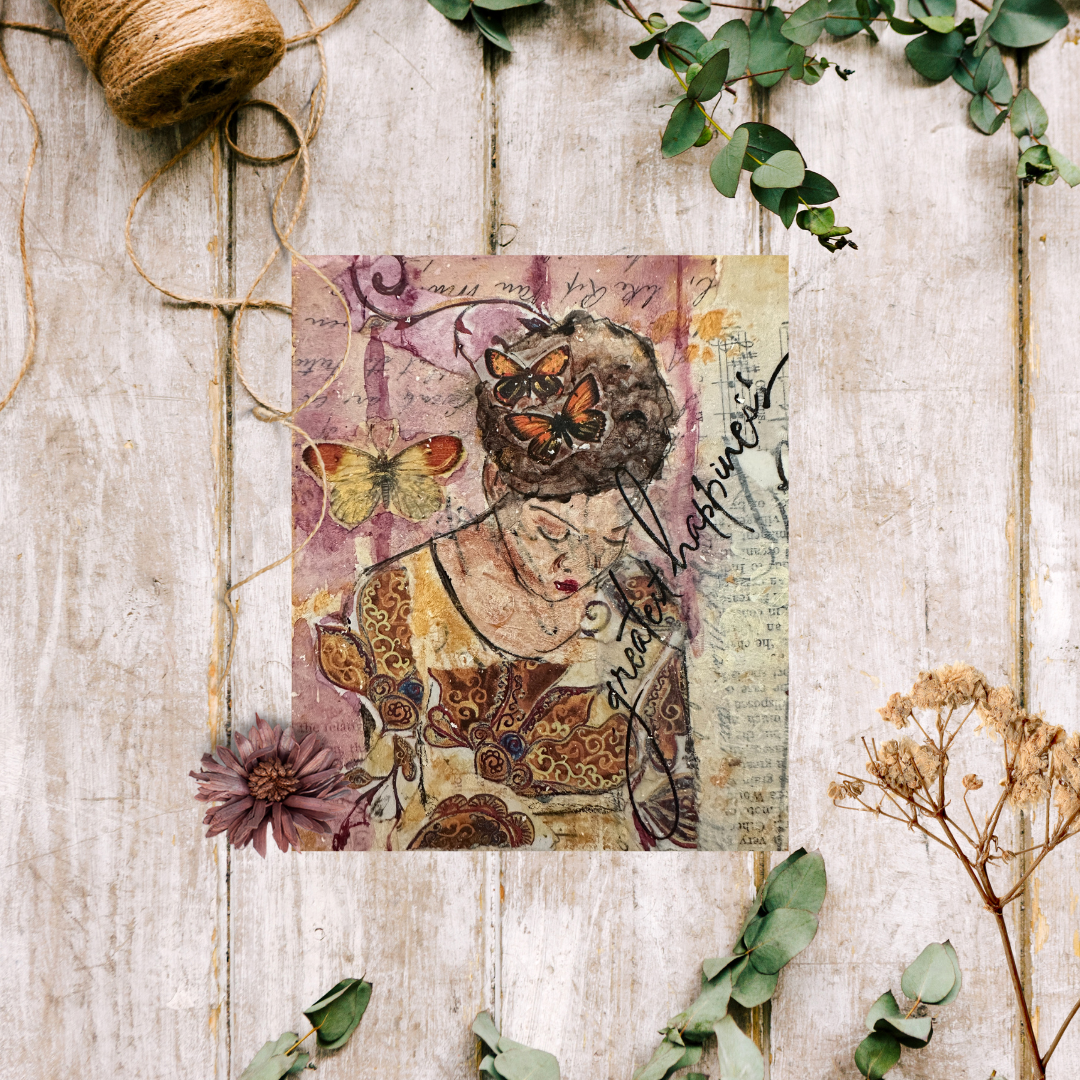 Tips for creating stunning flat lay photos of your mixed media art ...