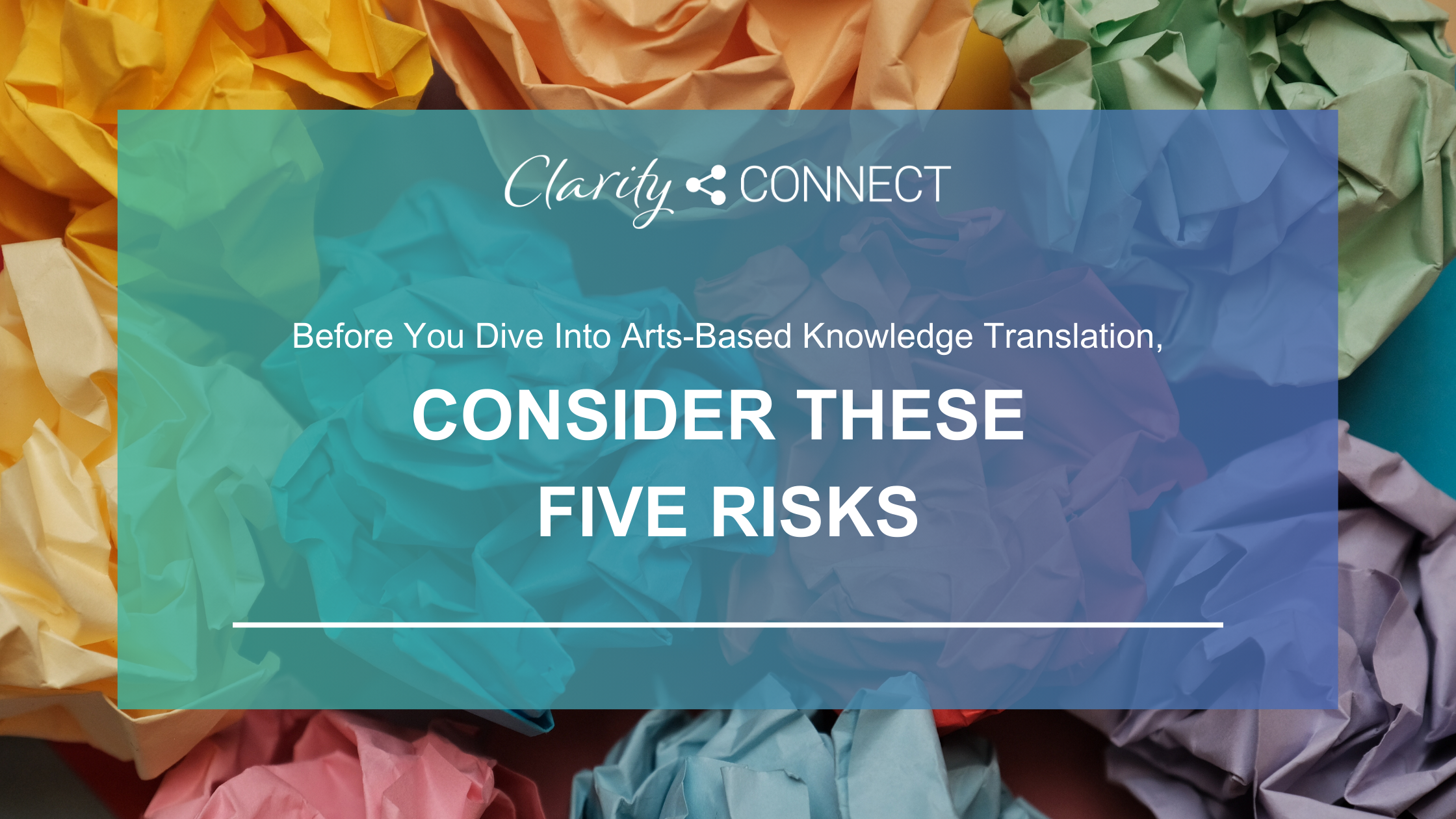 Before You Dive into Arts-Based Knowledge Translation, Consider These ...