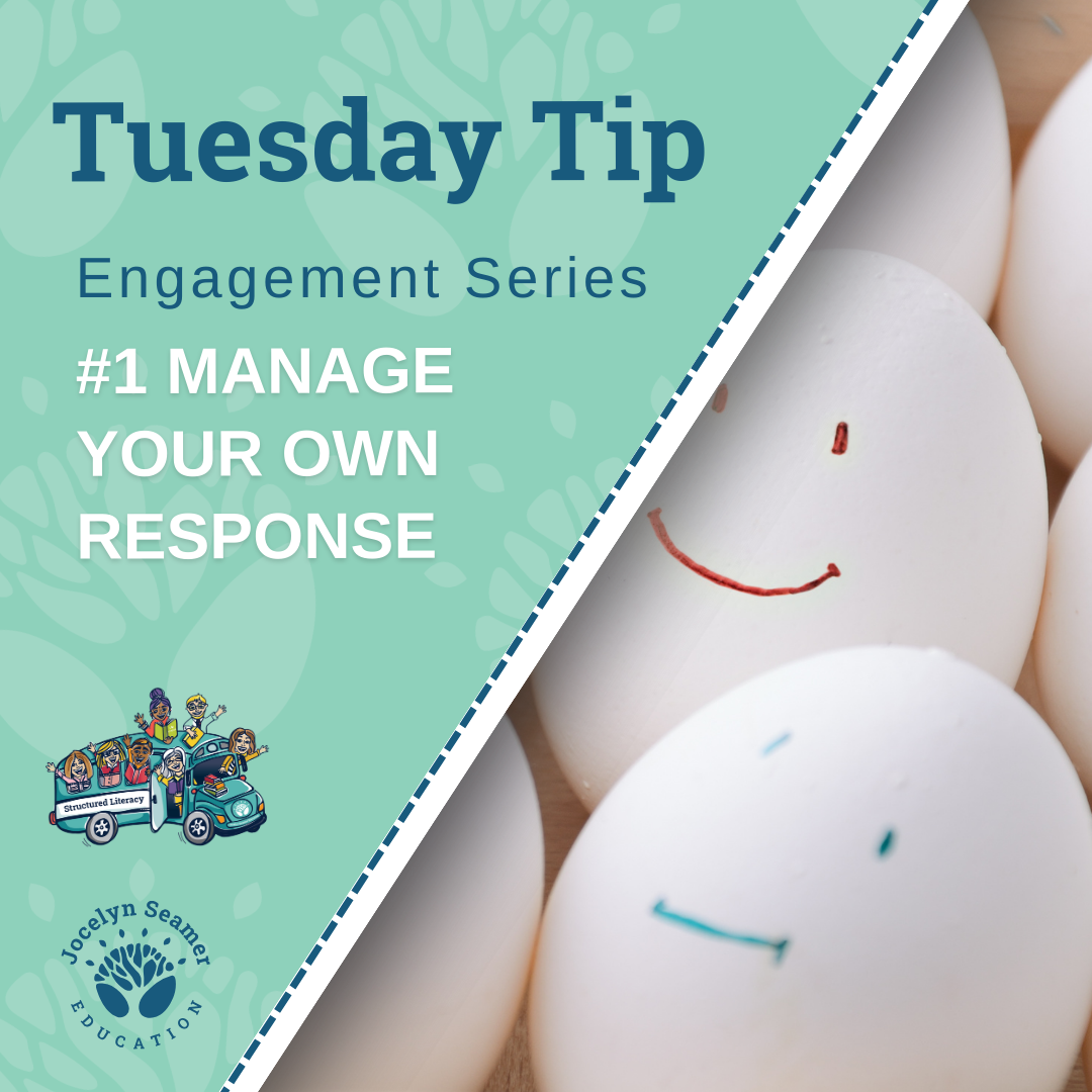 Tuesday Tip - #1 Manage Your Own Response