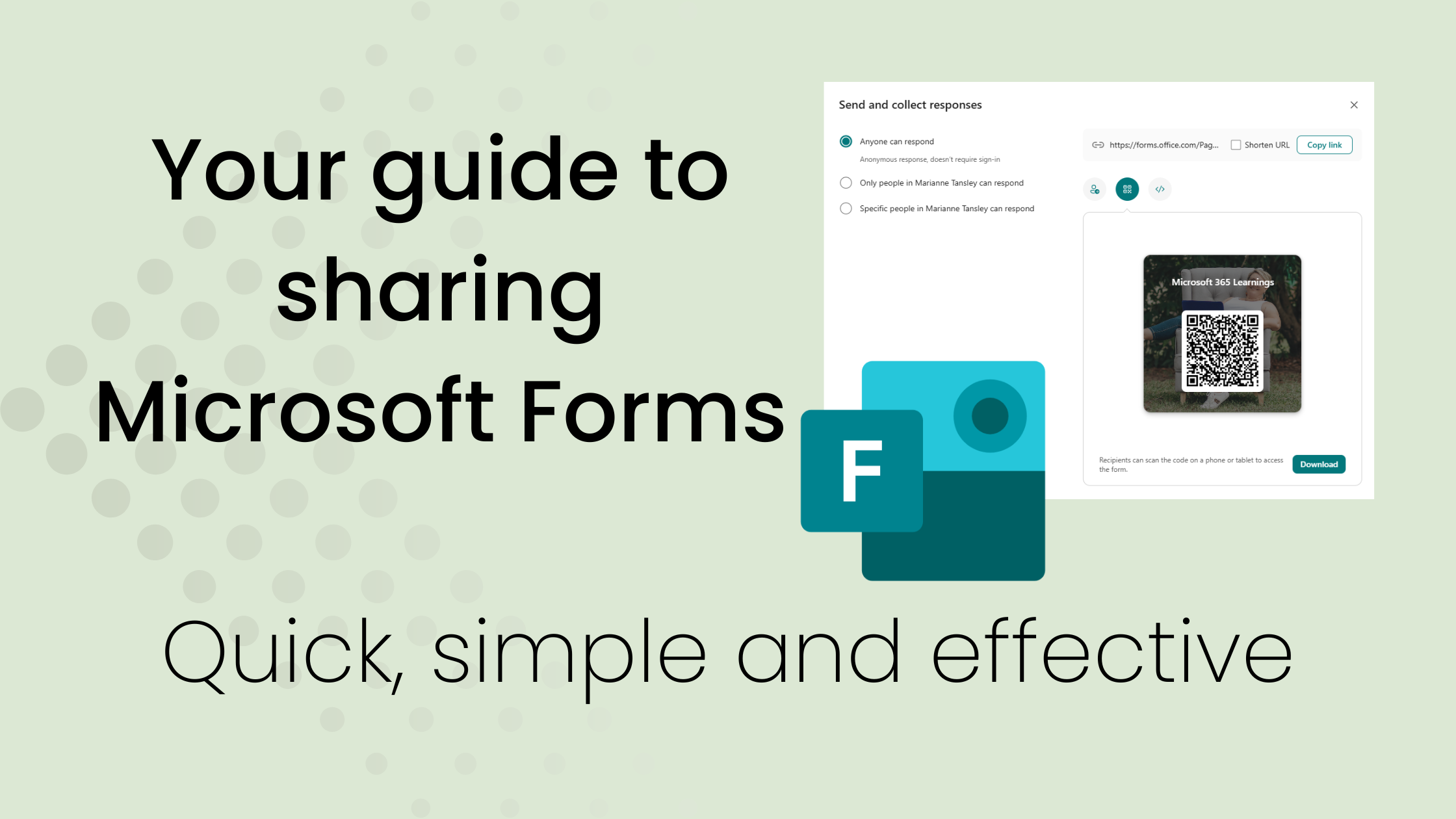 Your guide to sharing Microsoft Forms: Quick, Simple and Effective