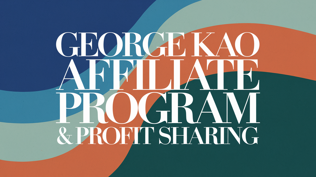 George Kao Affiliate Program - George Kao Courses