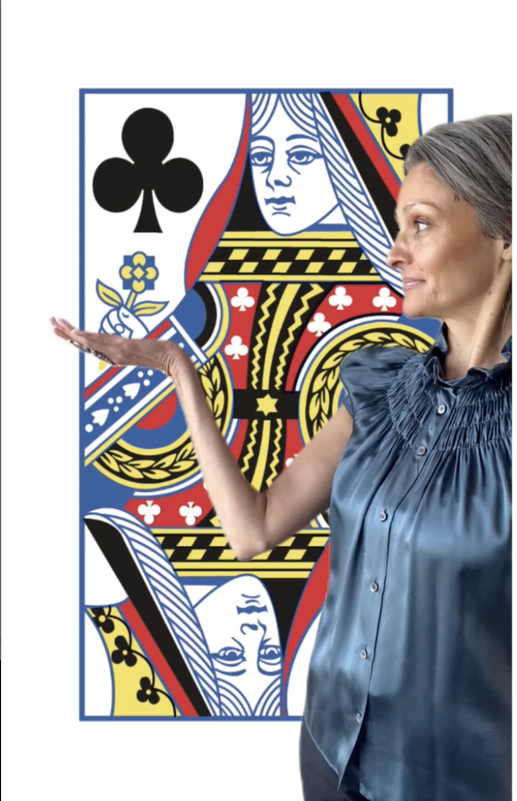 Why Are All Four Queens Holding A Flower? The Source Cards