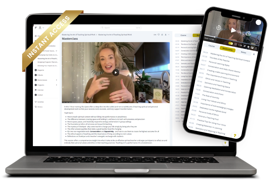 Mastering the Art of Teaching Spiritual Work