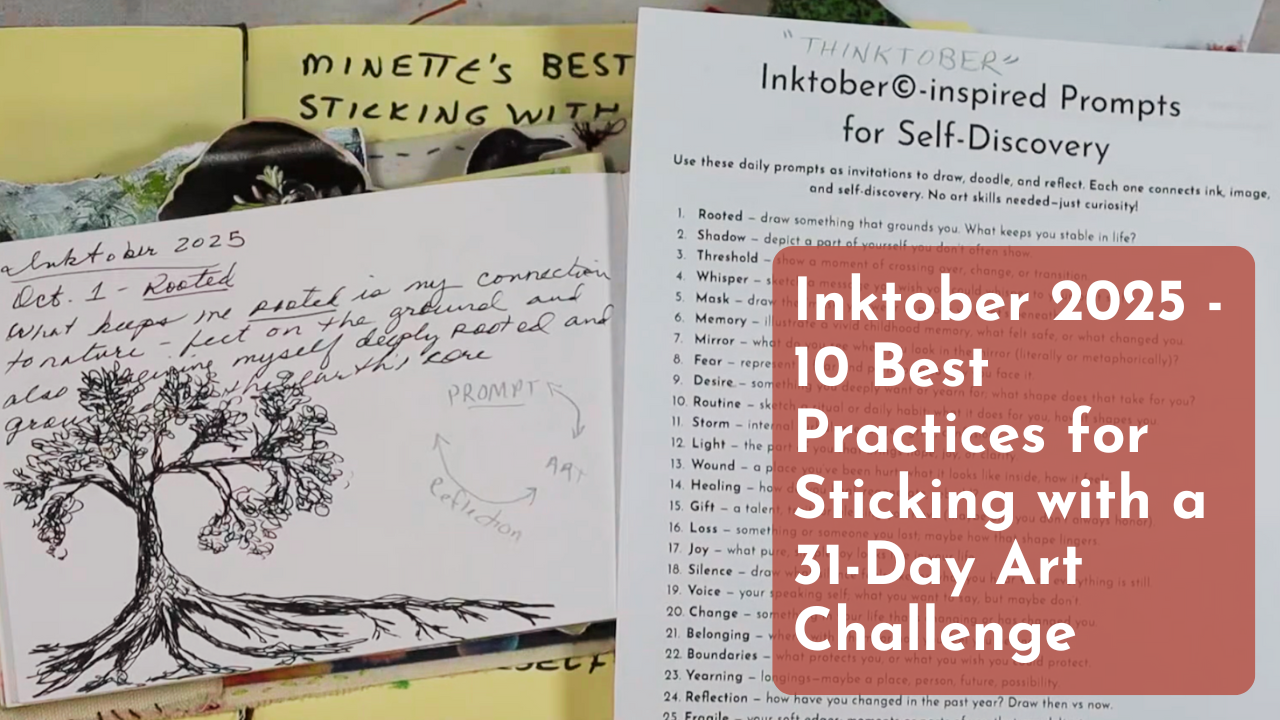 Inktober 2025 - 10 Best Practices for Sticking with a 31-Day Art Challenge Minette Riordan ...