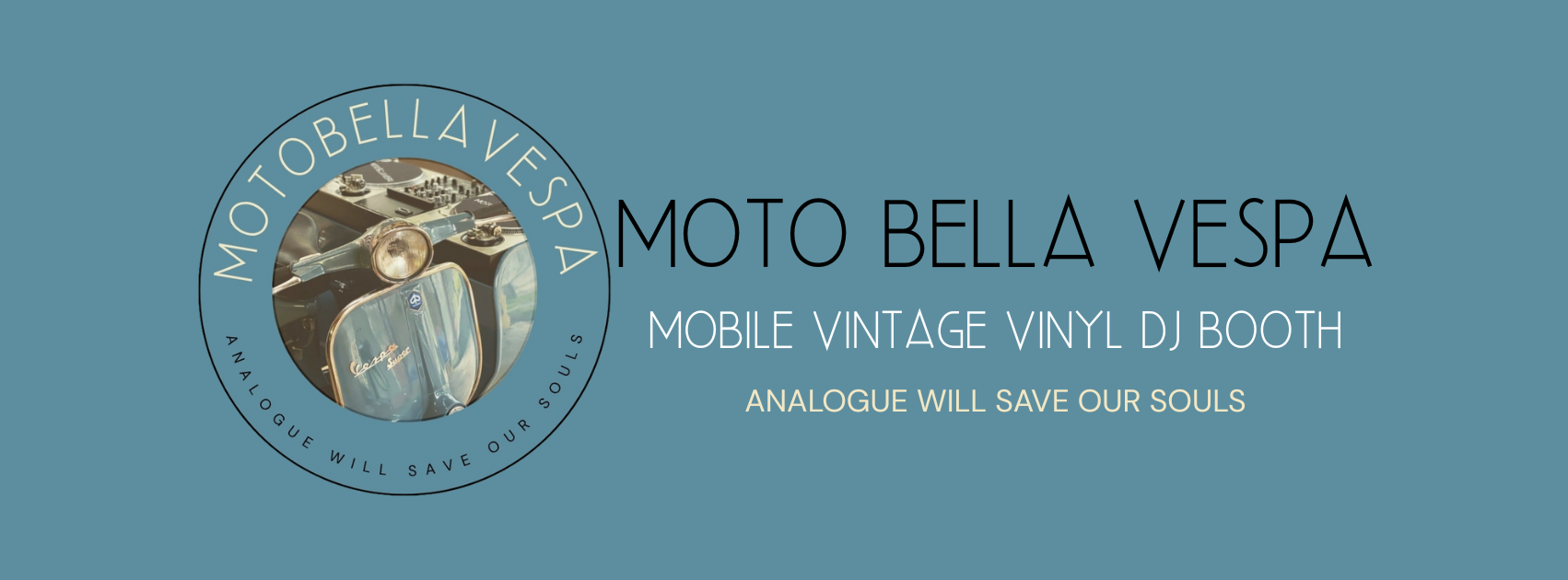 Moto Bella Vespa - Melbourne DJ Booth Hire - Moto Bella Vespa