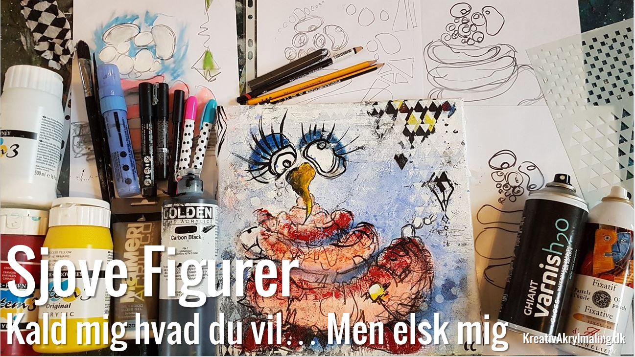Slip kreativiteten løs med sjove figurer og former - Selvstudier