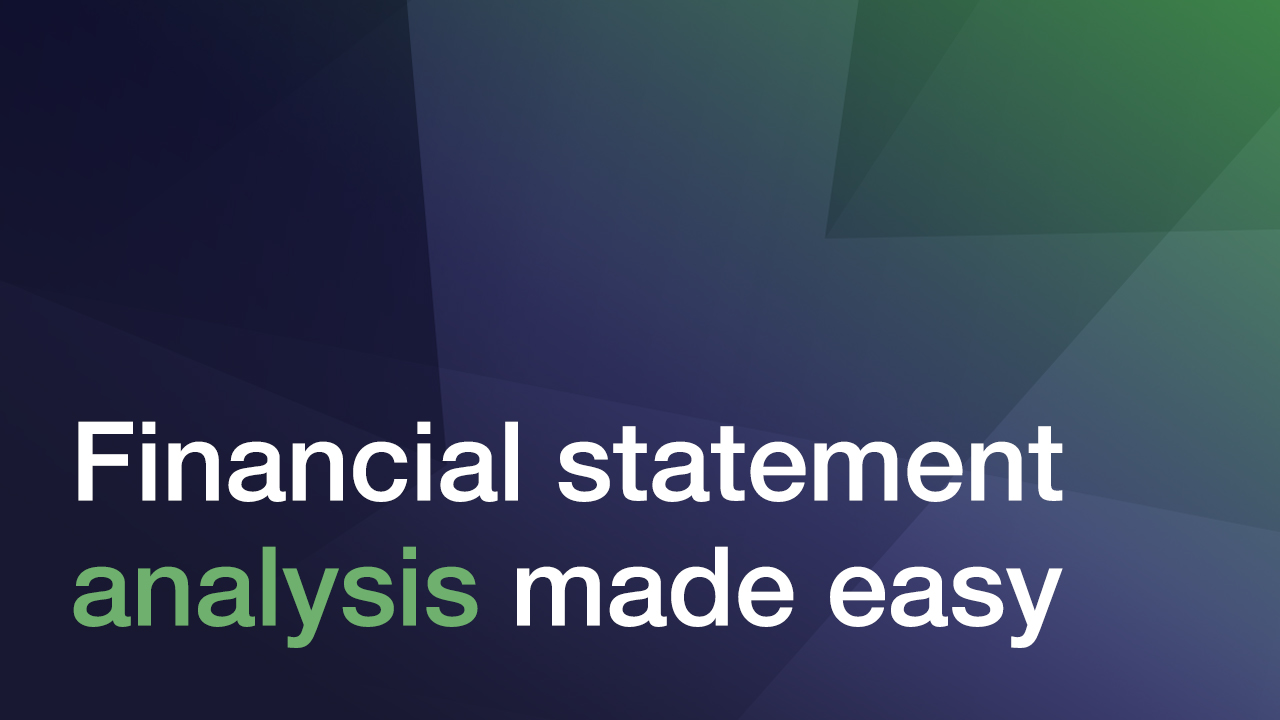 Financial Statement Analysis Made Easy - TRADER UNIVERSITY