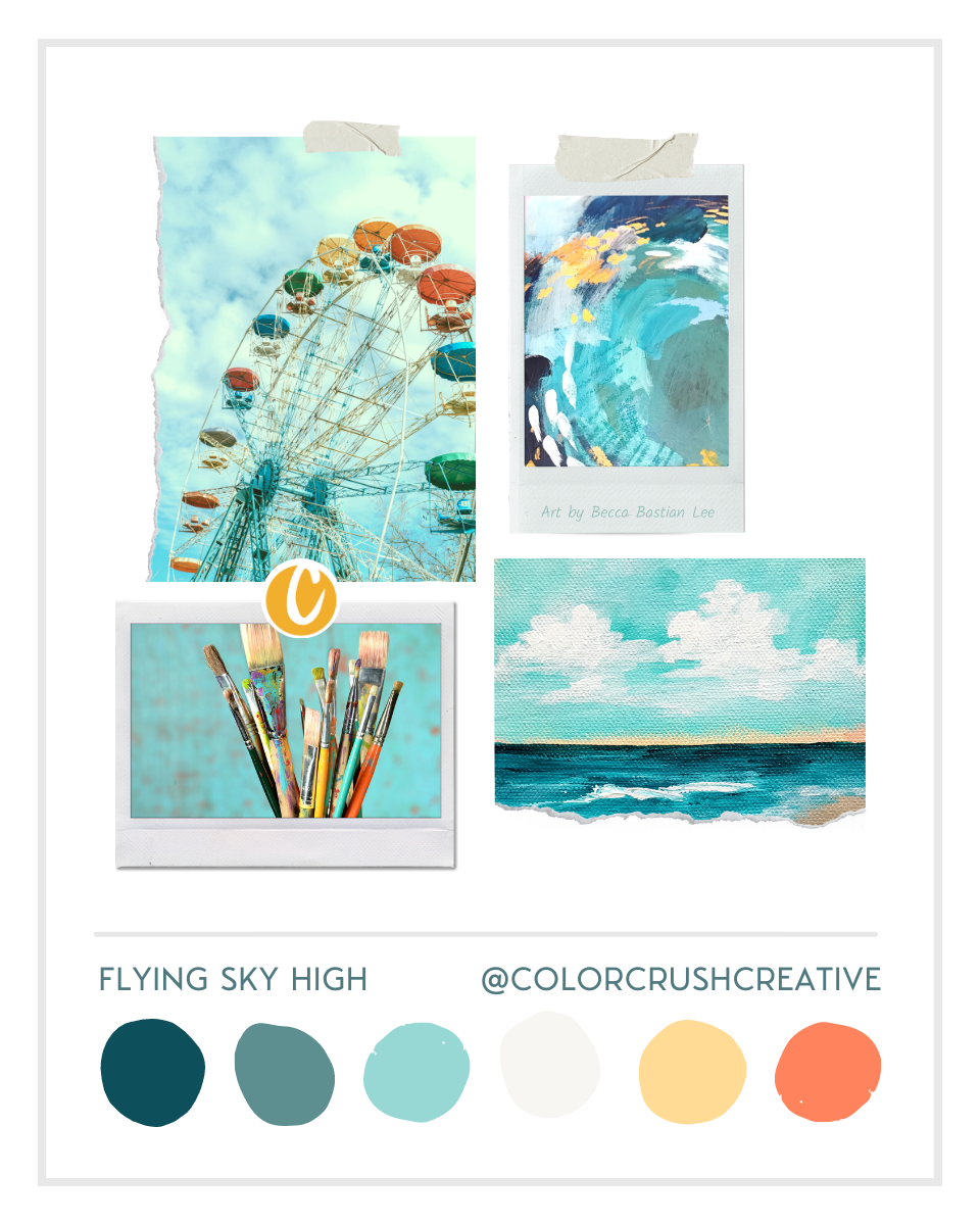 Palette 72: Flying Sky High for Color Crush Creative