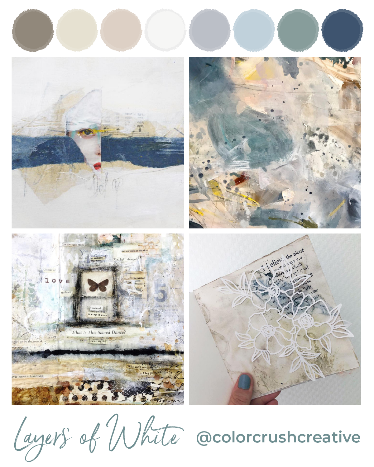 Palette 55: Layers of White for Color Crush Creative