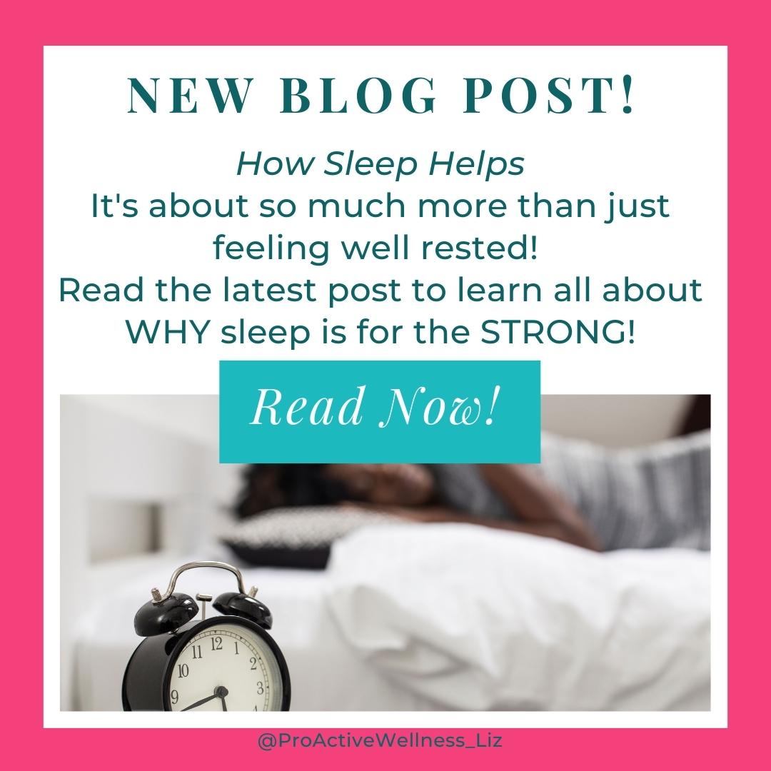 Sleep is For the Strong - Proactive Wellness Coaching