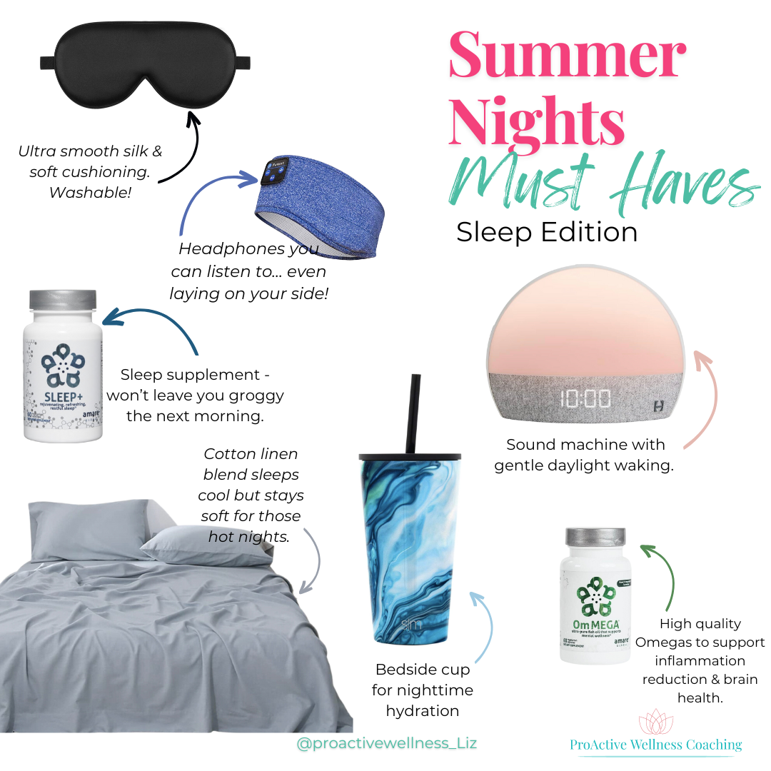 Summer Nights Must Haves (Sleep Edition)